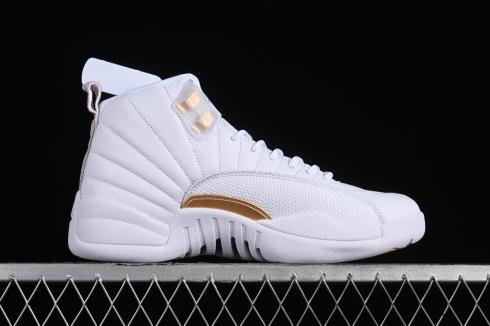 Air Jordan 12 Phantom Metallic Gold White FD9101-007 - Jordan XII High ...