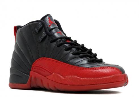 Air Jordan 12 Retro Bg Black Varsity Red 153265-061 - Jordan XII High ...