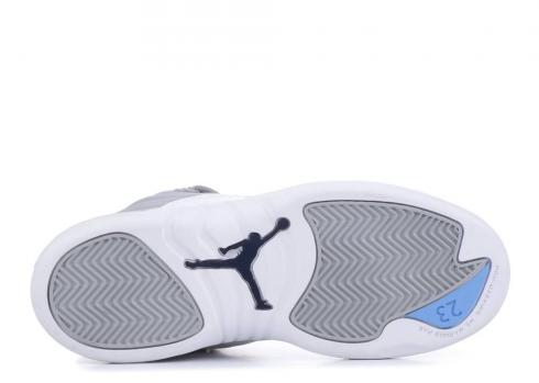 Air Jordan 12 Retro Bp Unc Blue Mid Grey University White Neo Wolf ...