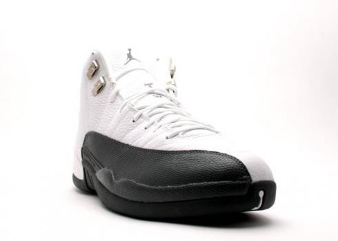 Air Jordan 12 Retro Flint Silver White Grey Metallic 136001-102 ...