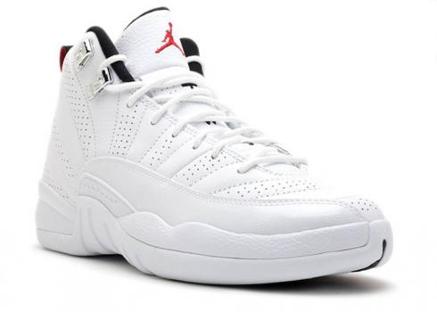 Air Jordan 12 Retro Gs Rising Sun White Black Varsity Red 153265-163 ...