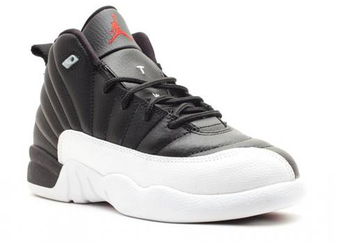 Air Jordan 12 Retro Ps Playoff 2012 Release White Black Varsity Red ...