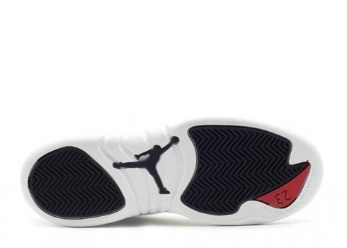 Air Jordan 12 Retro Ps Rising Sun White Black Varsity Red 151186-163 ...