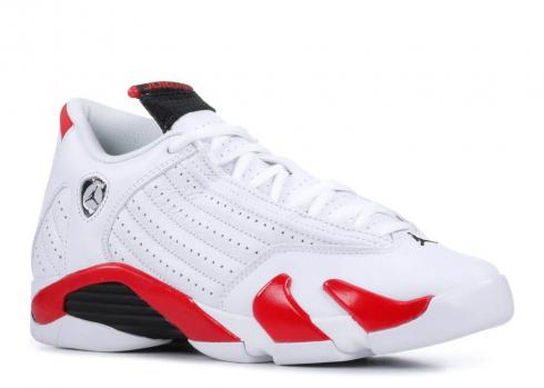Air Jordan 14 Retro Gs 2019 Candy Cane Metallic Black Varsity White ...