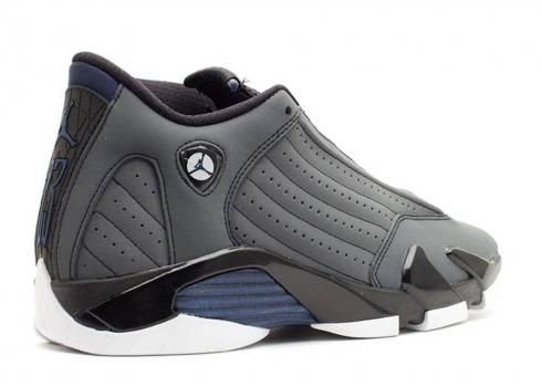 Air Jordan 14 Retro Gs Light Midnight Graphite Navy Black White 312091 ...