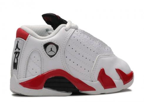 Air Jordan 14 Retro Td 2019 Candy Cane Metallic Black Varsity White ...