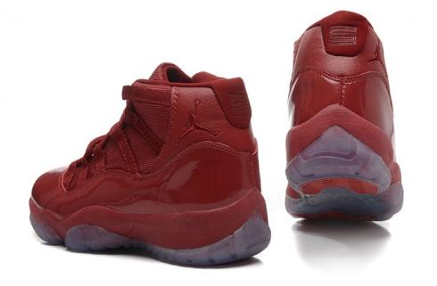 Nike Air Jordan Retro XI 11 Red Women Shoes 378038 - Sepwear