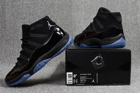 Nike Air Jordan XI 11 Cap And Gown Men Basketball Shoes Black All - Air ...