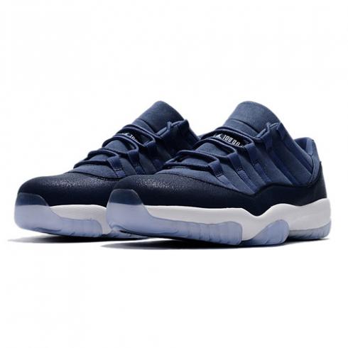 NIKE AIR JORDAN RETRO 11 XI LOW BLUE MOON GS MEN Basketball Shoes ...