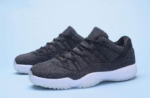 Nike Air Jordan XI 11 Low Wolf Grey White Men Shoes - Air Jordan XI 11 ...
