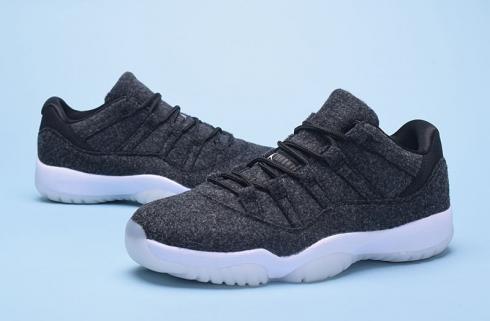 Nike Air Jordan XI 11 Low Wolf Grey White Men Shoes - Air Jordan XI 11 ...