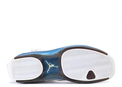 Air Jordan 18 Og Low Blue Chrome University Metallic White Silver ...