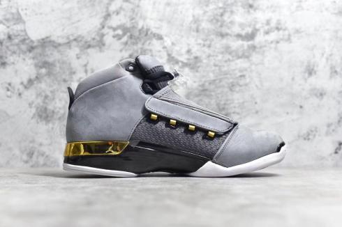 Air Jordan 17 Trophy Room Cool Grey Metallic Gold Black AH7963 023 ...