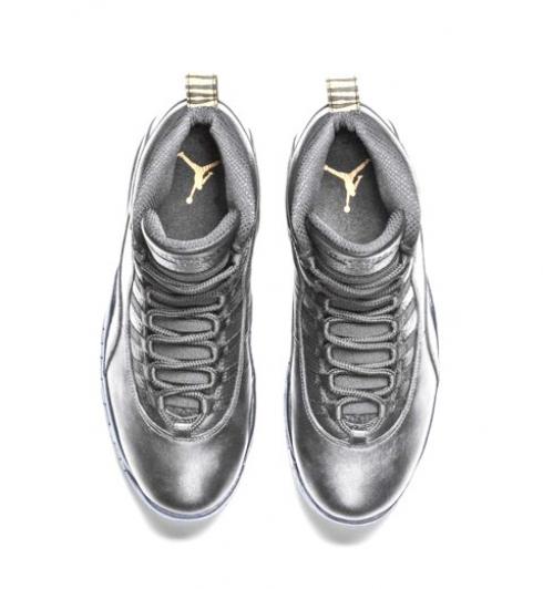 Men NIKE AIR Jordan Retro 10 X Nyc Black New York 310805 012 Metallic ...