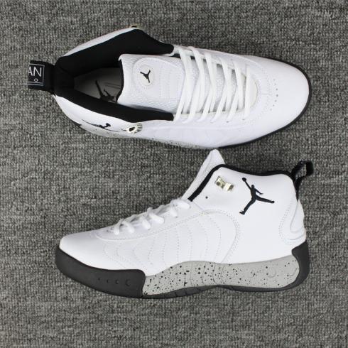 Nike Jordan Jumpman Pro Men Basketball Shoes White Black Grey 906876 ...