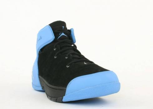 Air Jordan Carmelo 15 Black University Blue Silver Univeristy Metallic ...
