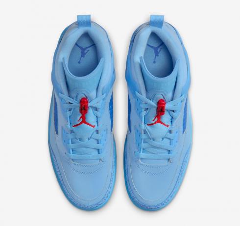 Air Jordan Spizike Low Houston Oilers Football Blue University Red ...