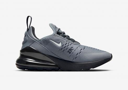 Nike Air Max 270 GS Multi Swoosh Grey Black Bright Mandarin FN7786-001 ...