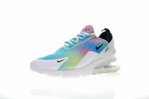 Nike Air Max 270 White Rainbow Multi Color Sneakers AH6789-700 - Air ...