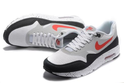 Nike Air Max 1 Ultra Essential Running Sneakers White Anthracite Pure ...
