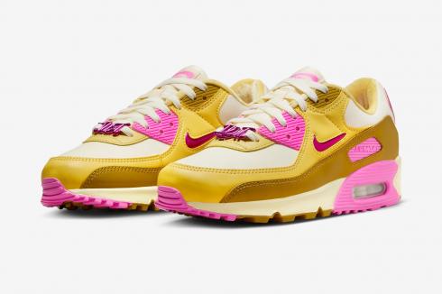 Nike Air Max 90 SE Dance Coconut Milk Saturn Gold Bronzine Playful Pink ...