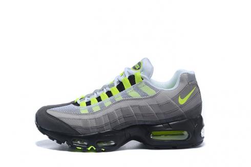 Nike Air Max 95 AM95 AM Black Volt Medium Ash Dark Pewter OG Neon ...