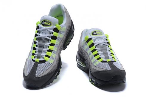 Nike Air Max 95 AM95 AM Black Volt Medium Ash Dark Pewter OG Neon ...