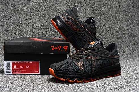 Nike Air Max Flair 2017 Running Shoes AIR KPU Men Black Orange 942236 ...