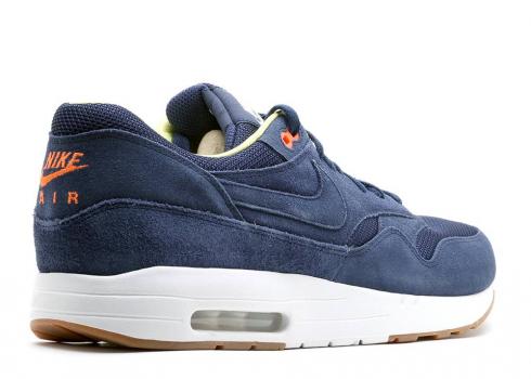 Nike Air Maxim 1 Apc Sp Midnight Mid Navy Total Orange 607541-448 - Air ...