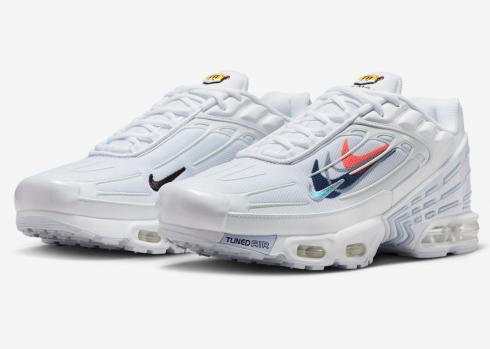 Nike Air Max Plus 3 Multi Swoosh White Midnight Navy FJ4225-100 - Air ...