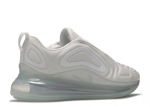 Nike Air Max 720 Gs Triple White Platinum Pure Metallic AQ3196-100 ...