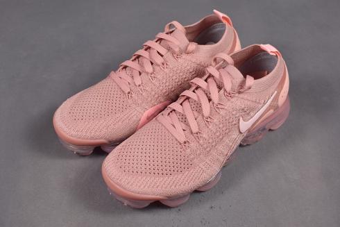 Nike Air VaporMax Flyknit 2.0 Rust Pink Sneakers 942843-600 - Nike Air ...