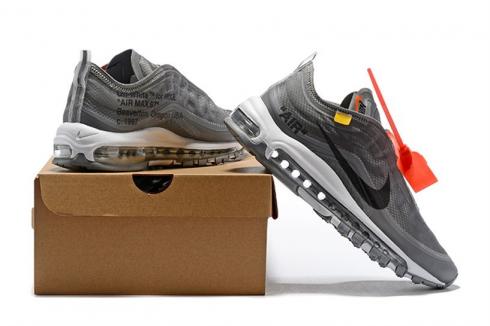 Off White X Nike Air Max 97 OG The 10 Grey Black AJ4585-300 - Off White ...