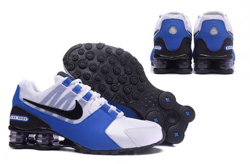 Nike Air Shox Avenue 802 White Blue Black Men Shoes - Nike Shox Avenue ...
