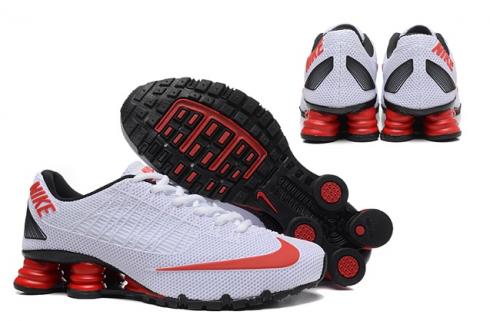 Nike Shox Turbo 21 KPU Men Shoes Sneakers Pure White Red Black - Nike ...