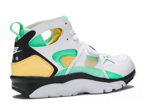 Nike Air Trainer Huarache Green Topaz Gold Black White Electro 679083 ...