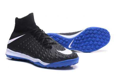 NIke Hypervenom Phantom III DF TF Black White Blue - Nike Hypervenom ...