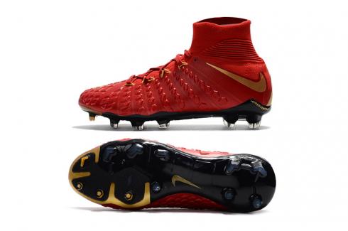 Nike Hypervenom Phantom III FG Red yellow Men football shoes - Nike ...