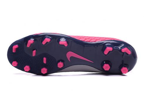 Nike Hypervenom Phantom III FG low help Pink silver deep Blue football ...