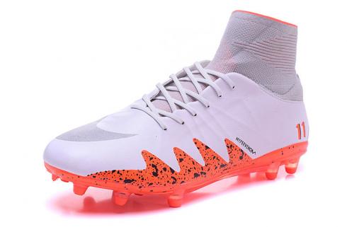 Nike Hypervenom Phantom II NJR JORDAN Soccers Football Shoes White Red ...