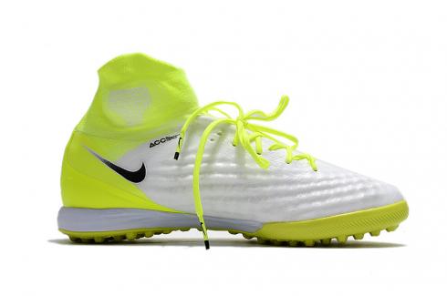 Nike MAGISTAX PROXIMO II TF ACC waterproof High help white Fluorescent ...