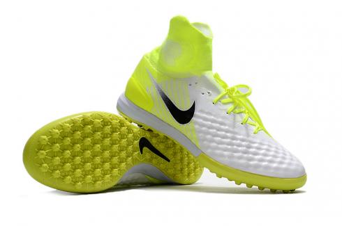 Nike MAGISTAX PROXIMO II TF ACC waterproof High help white Fluorescent ...