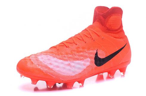 Nike Magista Obra II FG Soccers Football Shoes Volt Black Red Orange ...