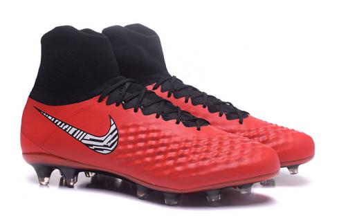 Nike Magista Obra II FG Soccers Shoes ACC Waterproof Red Black - Nike ...