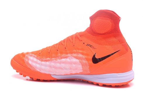 Nike Magista Obra II TF Soccers Shoes ACC Waterproof Orange Black ...