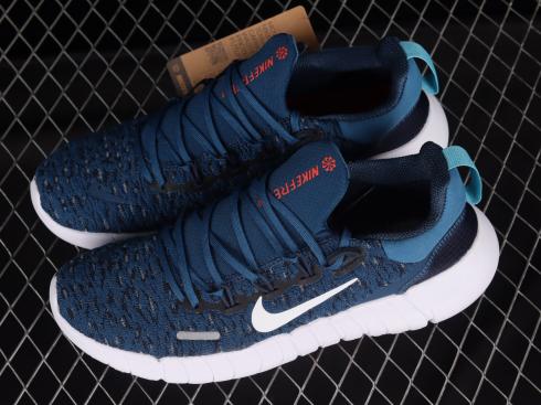 Nike Free Run 5.0 Blue Obsidian Cerulean Barely Green CZ1884-402 - Nike ...