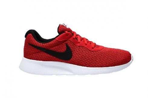 Nike Tanjun Red Black White Bright Crimson Mens Running Shoes 812654 ...