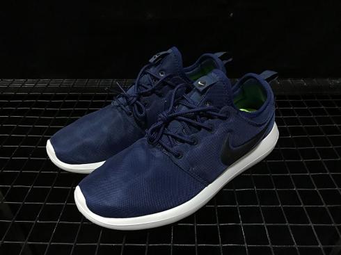 Nike Roshe Run Two Casual Shoes Blue Anthracite Navy Sail 844656-400 ...