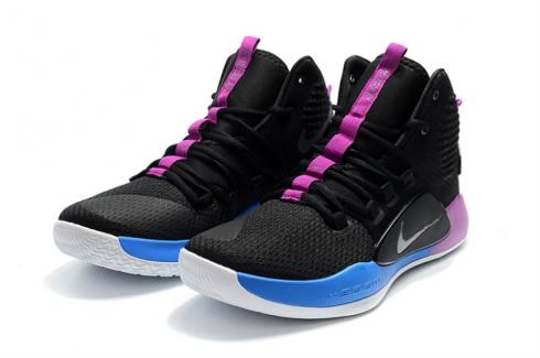 Nike Hyperdunk X EP 2018 HD Flight Huarache Black Purple Pink AO7893 ...
