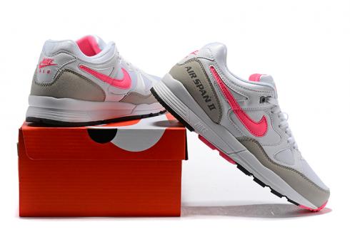 Nike Air Span II 2 Running Shoes Women White Pink - Air Span 2 - Sepcleat